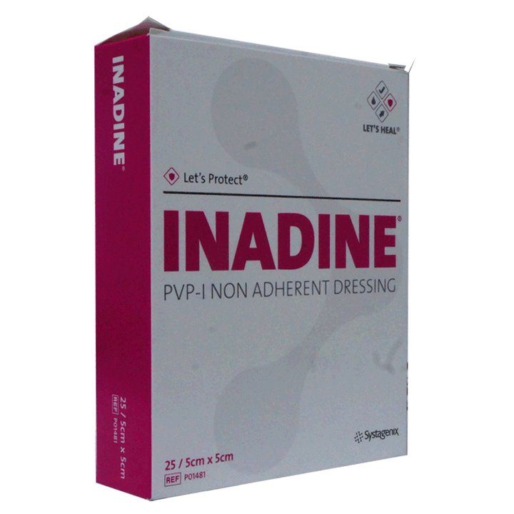 Inadine Povidone-Iodine Wound Dressings - For Infected Wounds | Roches ...