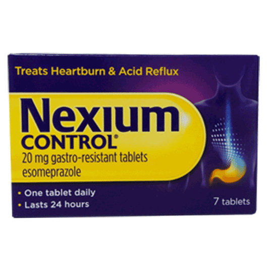 nexium 20mg gastro-resistant tablets treatment heartburn acid reflux ...