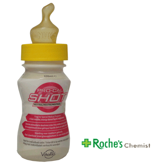 procal shot strawberry-vanilla-neutral-120ml x6 with teat for dysphagia ...